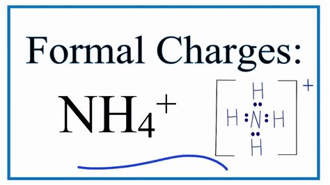 Ammonium Lewis Structure With Formal Charges