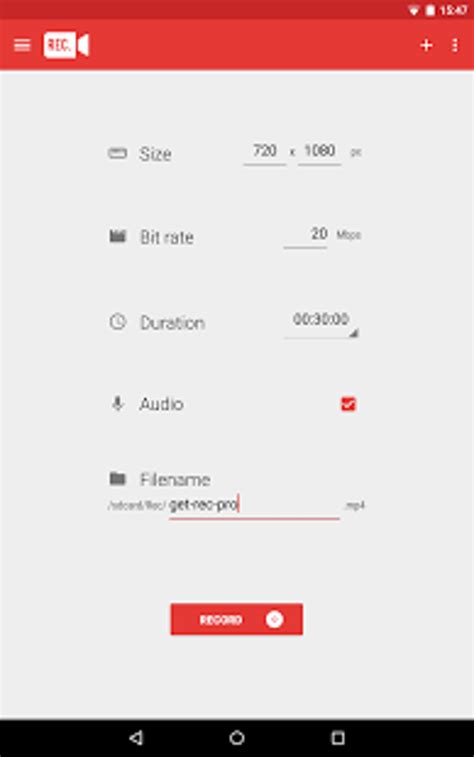 android 용 rec screen recorder apk 다운로드