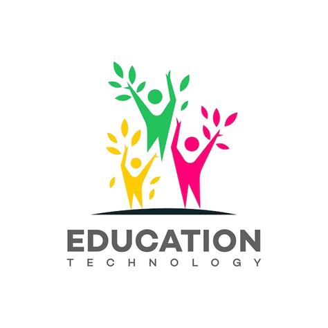 Premium Vector Education Technology Logo