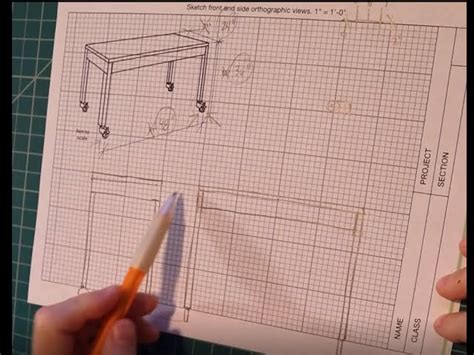 Orthographic Grid Paper