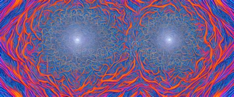 Abstract Coloured Pattern Bold Geometric Figure With Intricate Pattern Coloured Lines Banner