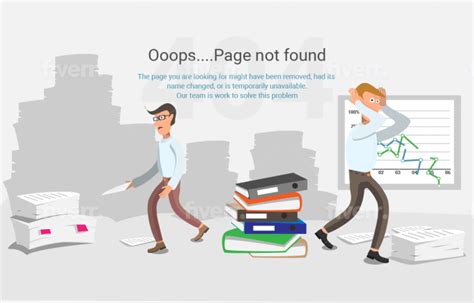 Design Creative Responsive Error Page By Meryart Fiverr