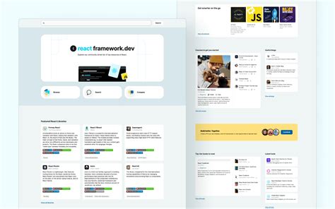 Search Compare And Discover Javascript Libraries With Frameworkdev