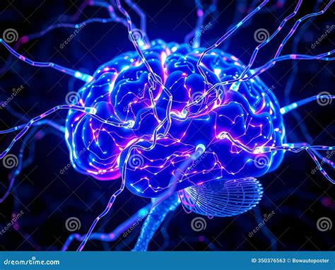 A Glowing Neural Network Portrait A Futuristic Abstract Visualization Of Artificial Intelligence