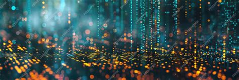 Premium Photo Big Data Visualization Futuristic Art Of Dynamic Array