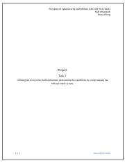 Project2 Docx Principles Of Cybersecurity And Warfare CISC 661 90 O 2021 Halil Arslanturk