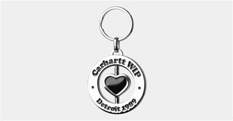 Carhartt Wip Modality Keychain Silver Official Online Store