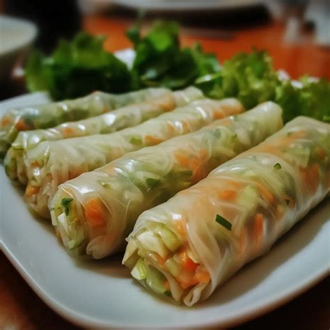 Irresistible Guilt Free Vietnamese Fresh Vegetable Spring Rolls