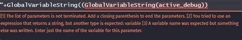 How Do I Make An Expression To Load A Global Variable With A Name Set