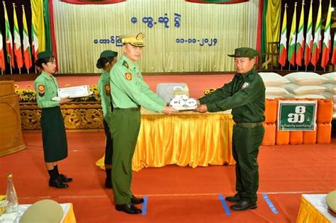 ရှမ်းပြည်နယ် တောင်ပိုင်း အတွင်းရှိ ပြည်သူ့စစ် ဌာနေ တပ်ဖွဲ့ဝင်များအား ဆန်၊ ဆီ၊ ဆား အမယ် ၃ မျိုးန