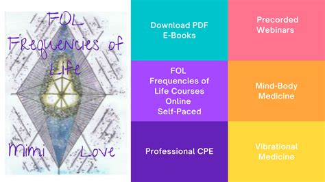 Fol Vibrational Medicine Basics 101 Mimi Love Enterprises