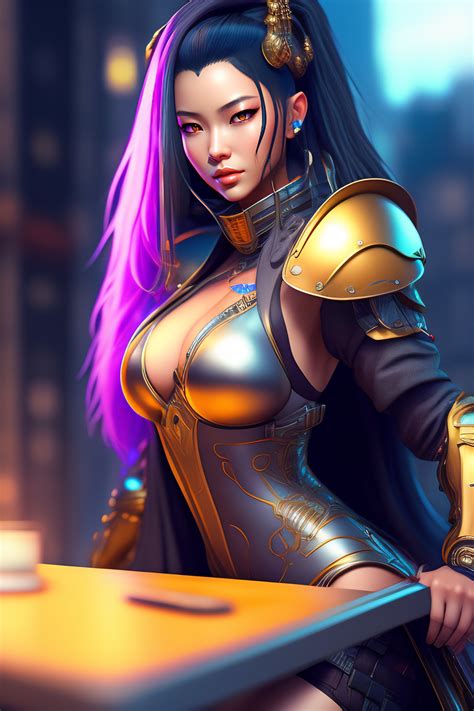 Lexica Cyberpunk Cyborg On A Table Third Person Dandd Sci Fi Fantasy