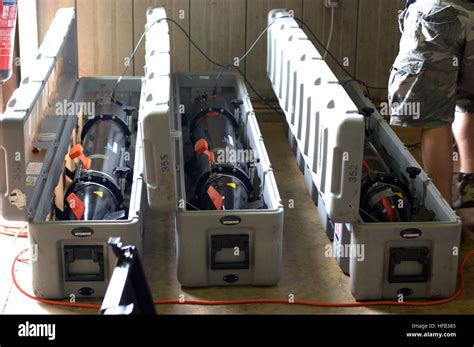 Three Of Several Torpedo Shaped Sonar Units Being Used In Search And Recovery Efforts On Africa