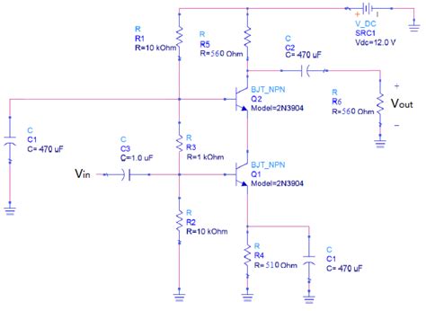 Solved A Single Bjt Common Base Amplifier Circuit With Two