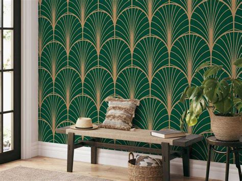 Art Deco Pattern Wallpaper