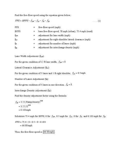 Free Flow Speed Pdf