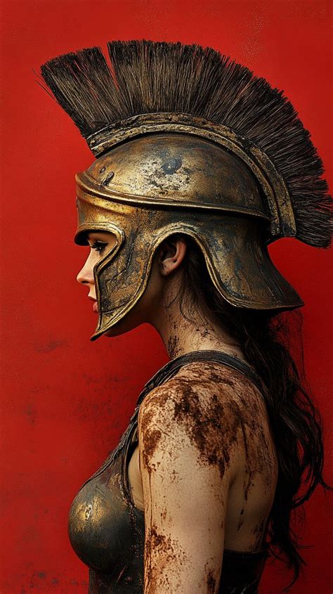 Spartan Female Warrior Warrior Woman Character Portraits Female