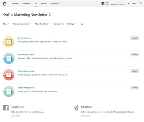 初学者使用mailchimp进行电子邮件营销的指南 蓝月网络文档中心