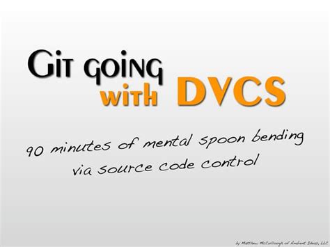 Git Going With Dvcs V151 Pdf