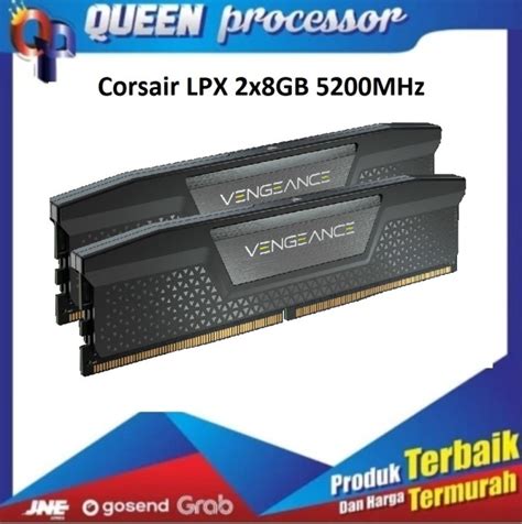 Jual Corsair Vengeance Lpx Ddr5 Ram 16gb 2x8gb 5200 Mhz Memory Memori Jakarta Pusat