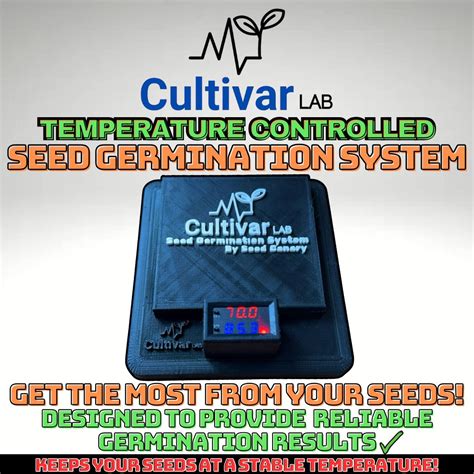 Cultivar Lab Digital Temperature Controlled Seed Germination System Seed Canary