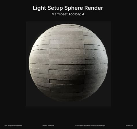 Light Setup Sphere Render