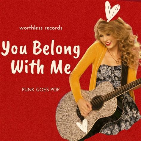 You Belong With Me Taylor Swift Album Cover