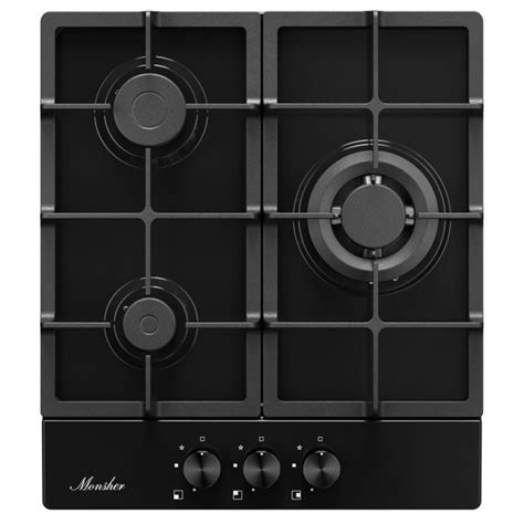 Варочная поверхность газовая Monsher Msg 43 Noir купить C доставкой на Ozon по низкой цене