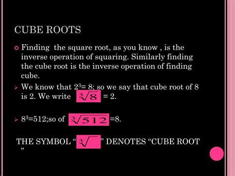 PPT Cubes And Cube Roots PowerPoint Presentation Free Download ID 2571454
