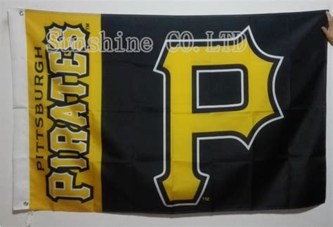 Pittsburgh Pirates Logo Flag 3ft X 5ft Polyester Fans Flags 90x150cm