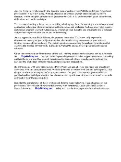 Phd Thesis Defense Pdf Thesis Microsoft Power Point