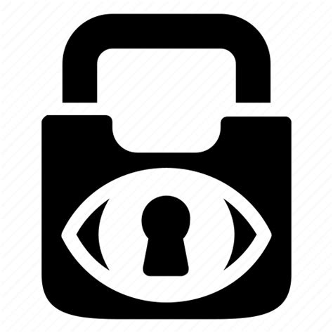 Lock Password Security Visibility Icon