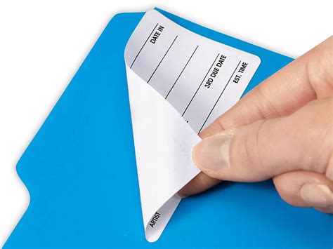 Removable Labels File Folder Labels Easy Peel Labels In Stock Uline Ca