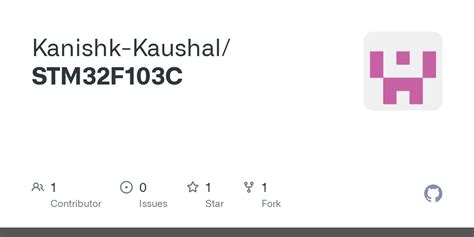 GitHub Kanishk Kaushal STM32F103C