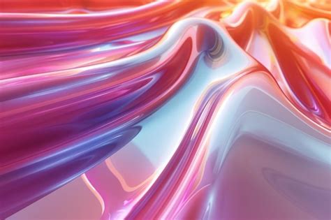 Premium Photo Vibrant Abstract Wavy Texture
