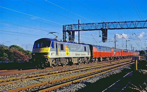 The Transport Library Br Ac Electric Class 90 No 90233 Golborne