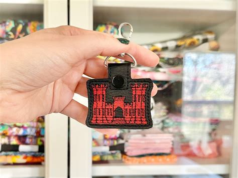 Engineer Keychain Military Keychain Embroidered Keychain Faux