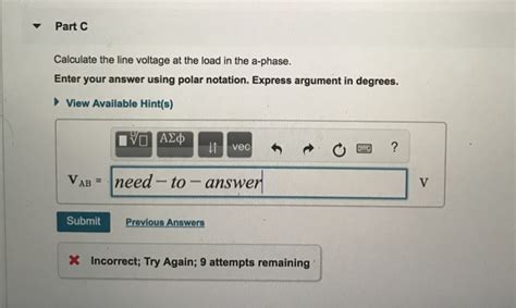 Solved Problem A Balanced Three Phase Circuit Has The Chegg