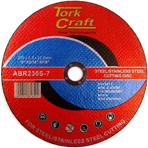 Cutting Disc Steel And Ss 230 X 2 5 22 22mm Ubuntu Sales Hardware