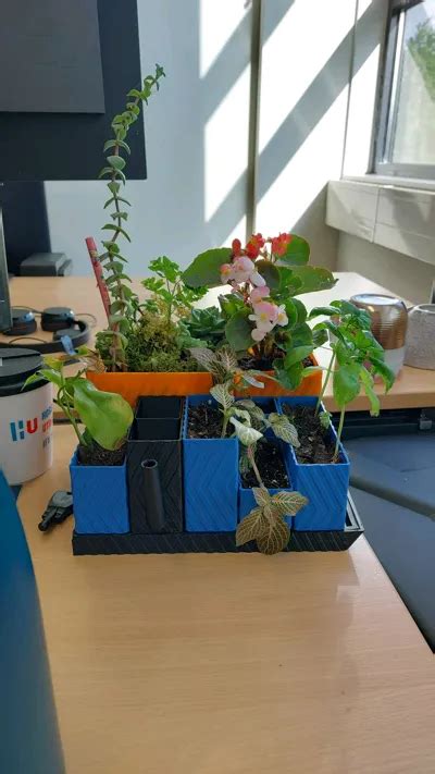 Gridfinity Modular Planter System By Hopper Dropper Makerworld Download Free 3d Models