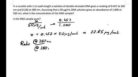 Dna Quantification Spectrophotometer Formula At Mitchell Fredricksen Blog