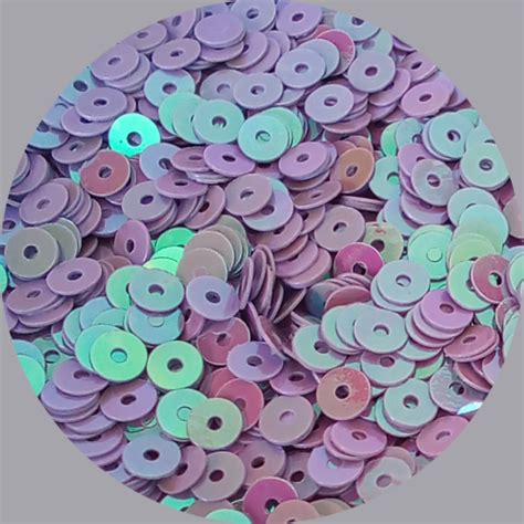 Limited Edition 4mm Lavender Pearl Flat Sequins X 175 Sequin World
