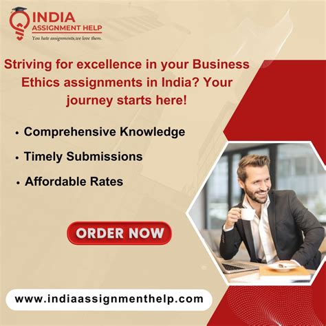 Need Help With Your Business Ethics Assignment India Assignment Help