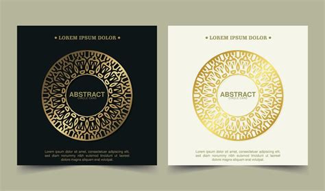 Luxury Ornament Circle Border Design Card 34794836 Vector Art At Vecteezy