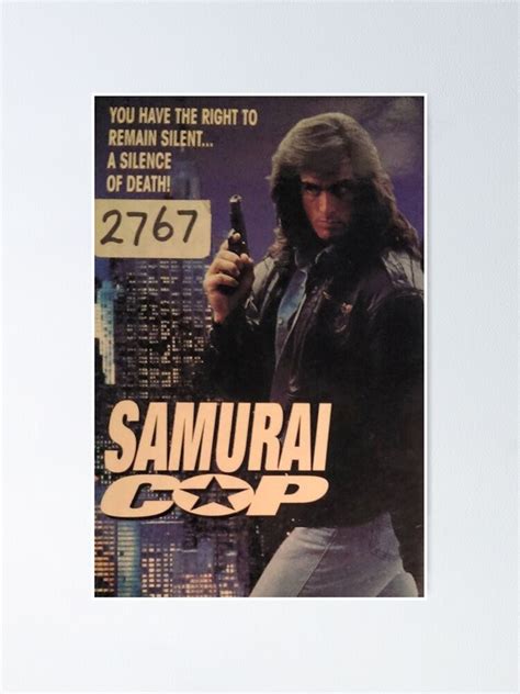 Samurai Cop Movie Poster Poster For Sale By Magnusschneider Redbubble