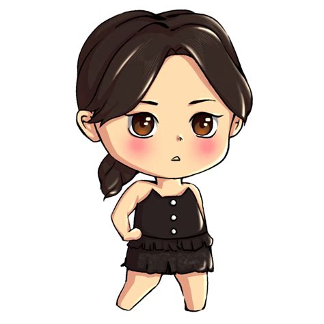 Seulgi Kpop Niña Grupo Chibi Estilo De Arte 52793505 Png