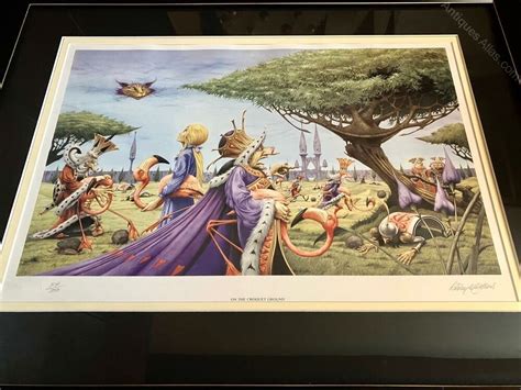 Antiques Atlas Rodney Matthews Alice In Wonderland Framed Prints