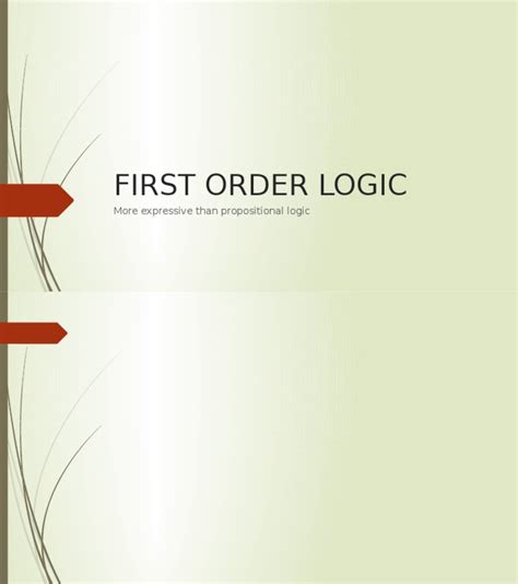 First Order Logic More Expressive Than Propositional Logic Pdf