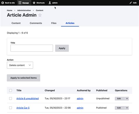 Create An Admin Page Using Views In Drupal WebWash
