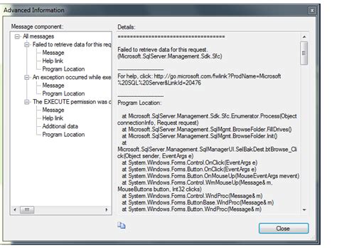 Sql Server The Execute Permission Was Denied On The Object Xpavailablemedia Database